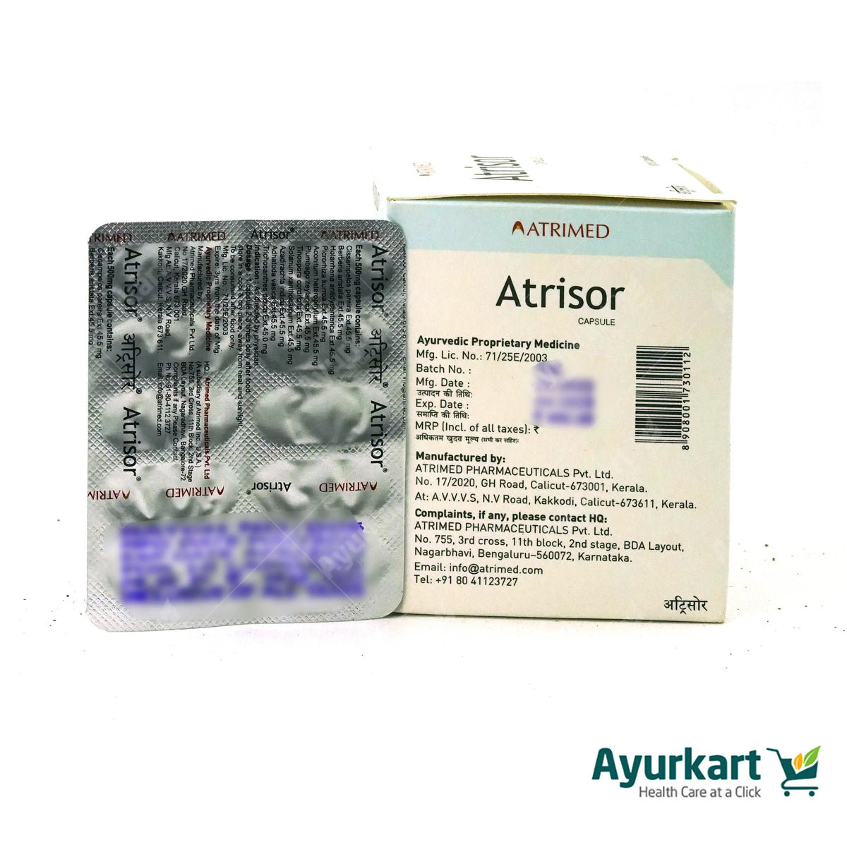 Atrisor Capsule 100 Nos - Atrimed
