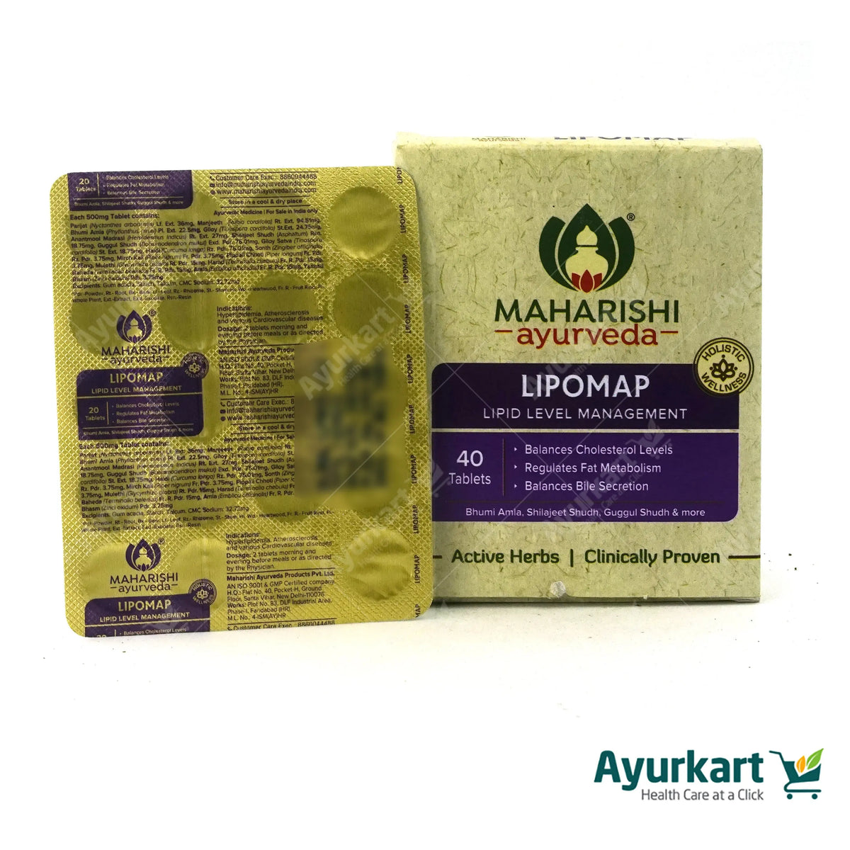 Lipomap( 40 tablet) - Maharishi Ayurveda | Ayur Kart