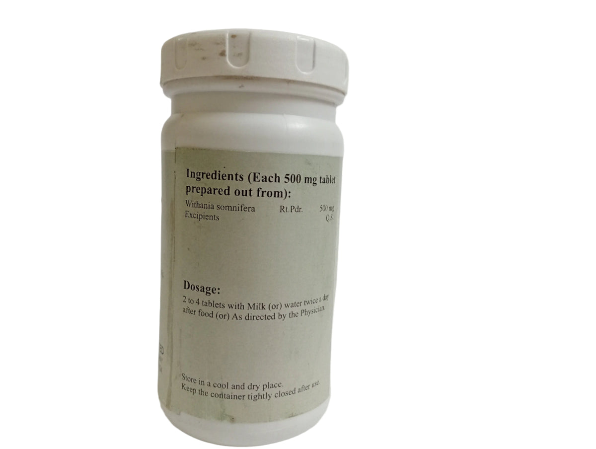 Amukkara Kizhangu Tablet - 500 Nos - SKM SIDDHA AND AYURVEDA