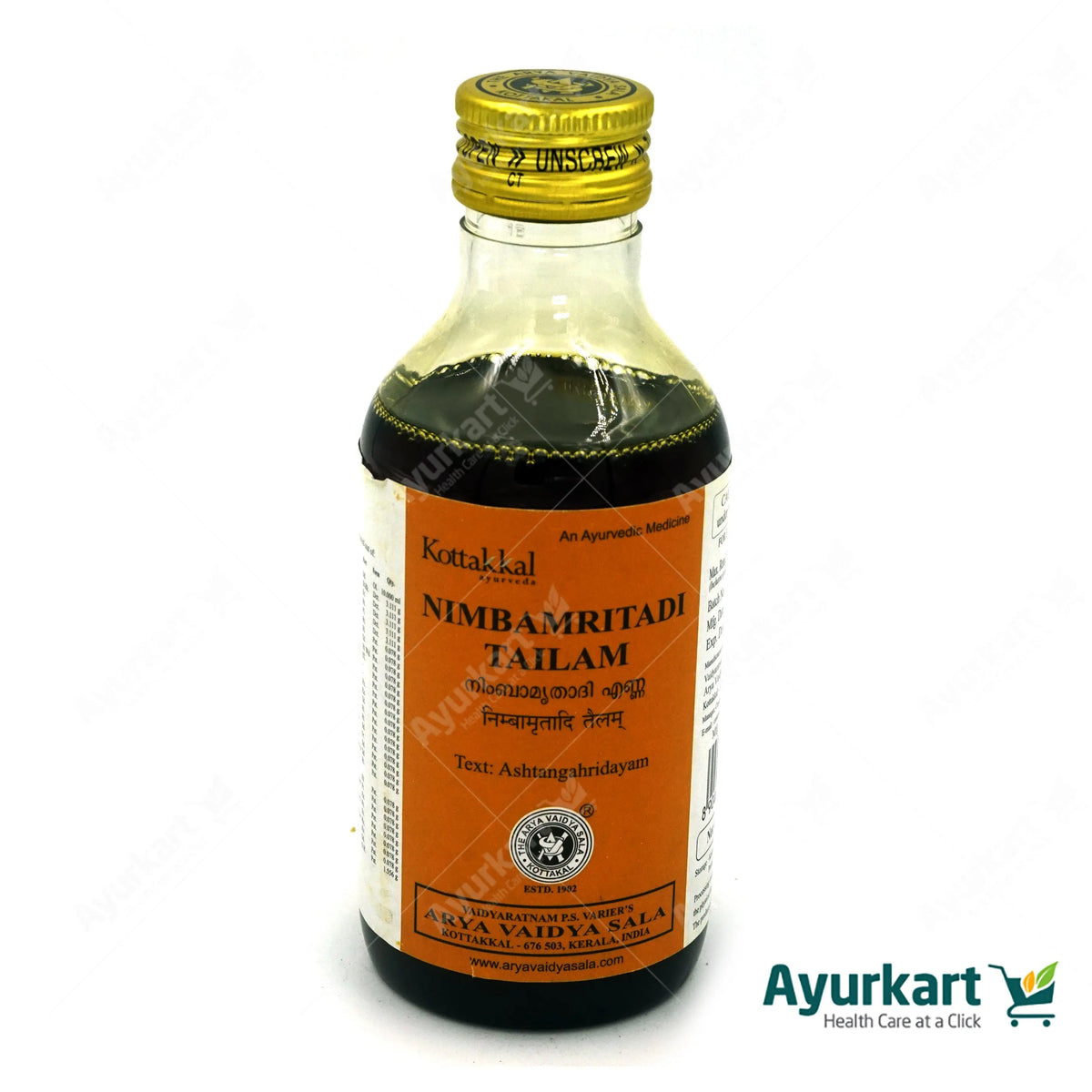 Nimbamritadi Tailam - Kottakkal Arya Vaidya Sala for glowing skin! Ayurvedic oil for healthy ...
