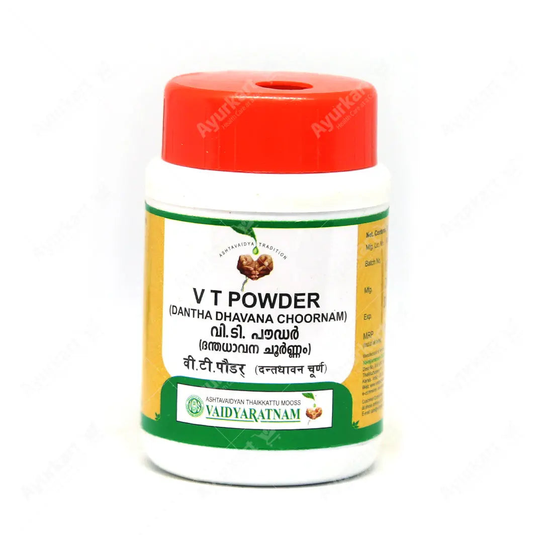 Vaidyaratnam Tooth Powder | Danthadhavana Choornam | Tooth Powder