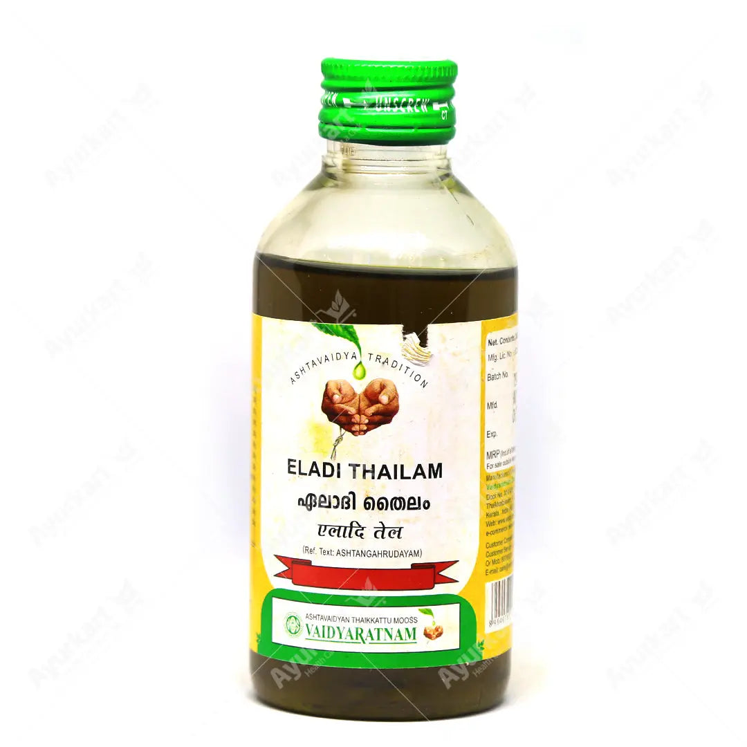 Eladi Thailam | Ayurvedic Medicine for Skin Care | Vaidyaratnam
