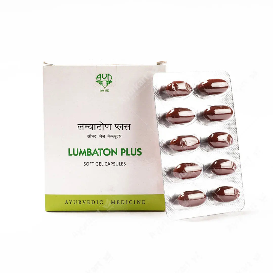 Lumbaton Plus Soft Gel Capsules - 60 NOS - AVN Arogya