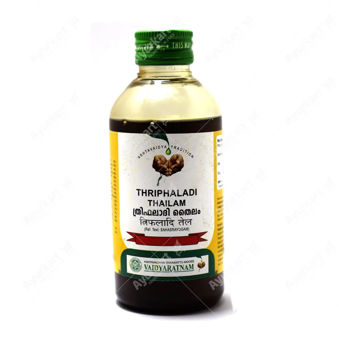 Triphaladi Thailam - Vaidyaratnam | Ayurvedic Oil Online