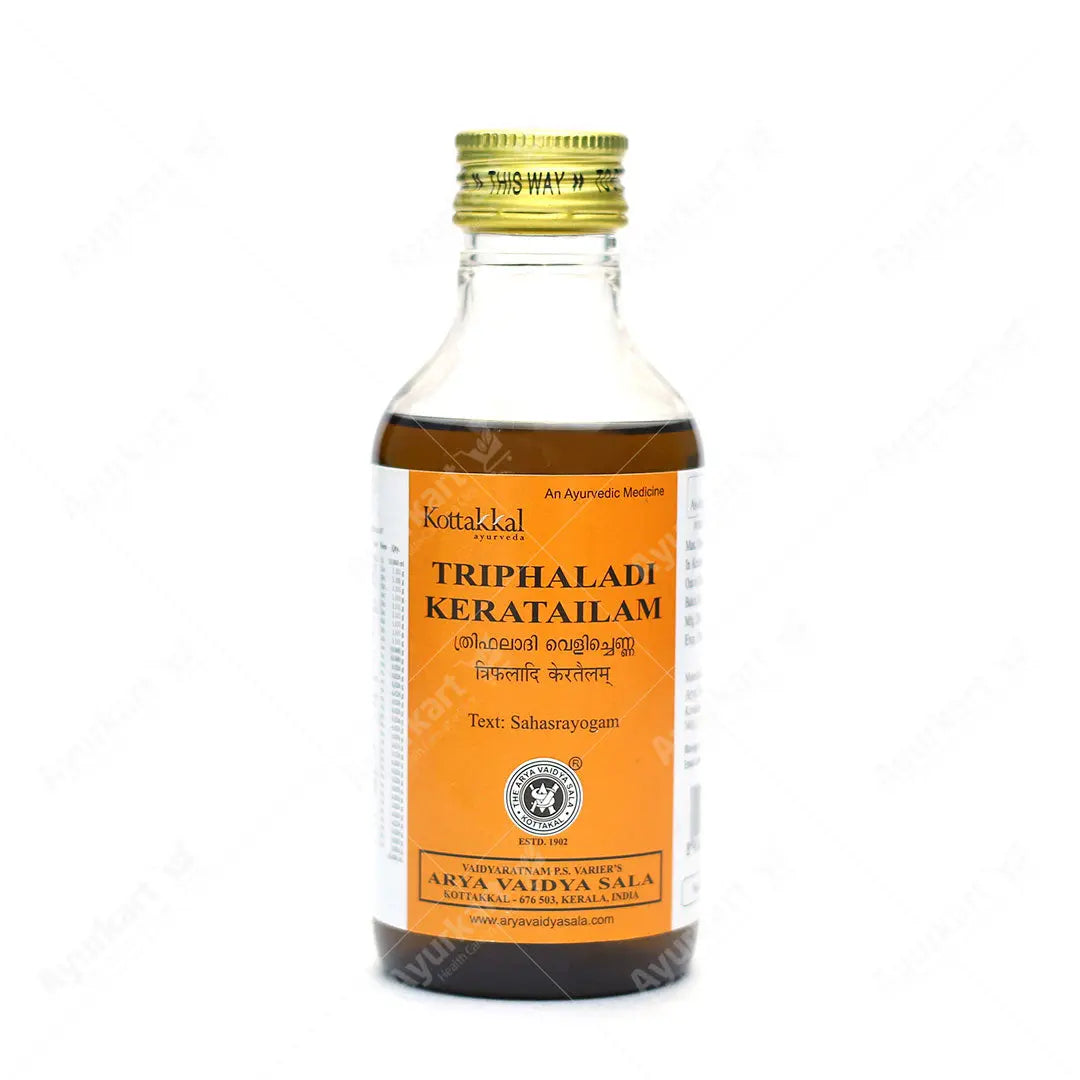 Triphaladi Kera Tailam - Kottakkal - 200ML | Oil for Hair and Scalp Care