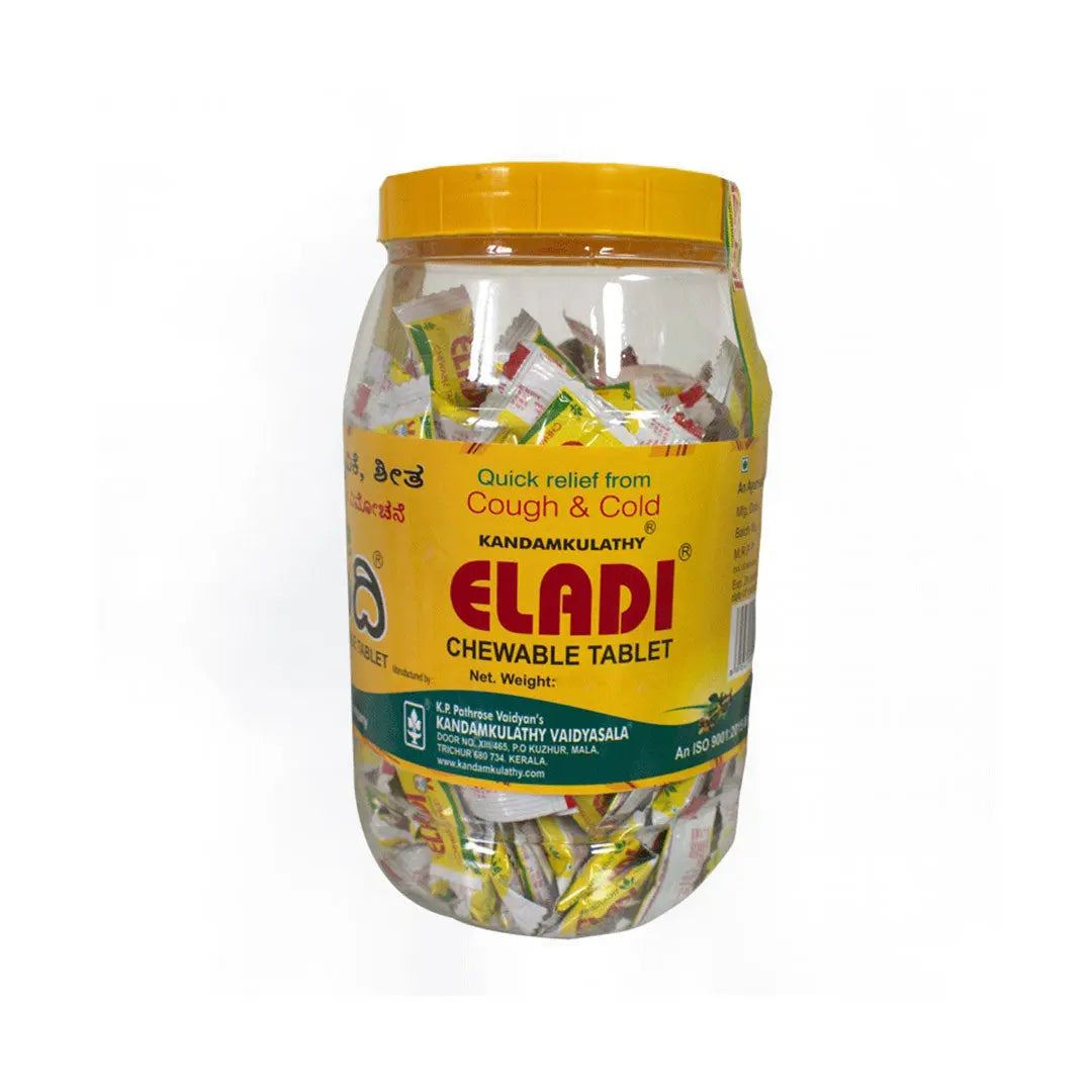 Eladi Chewable Tablet (10 Nos X 20 Pouch) - Kandamkulathy Vaidyasala