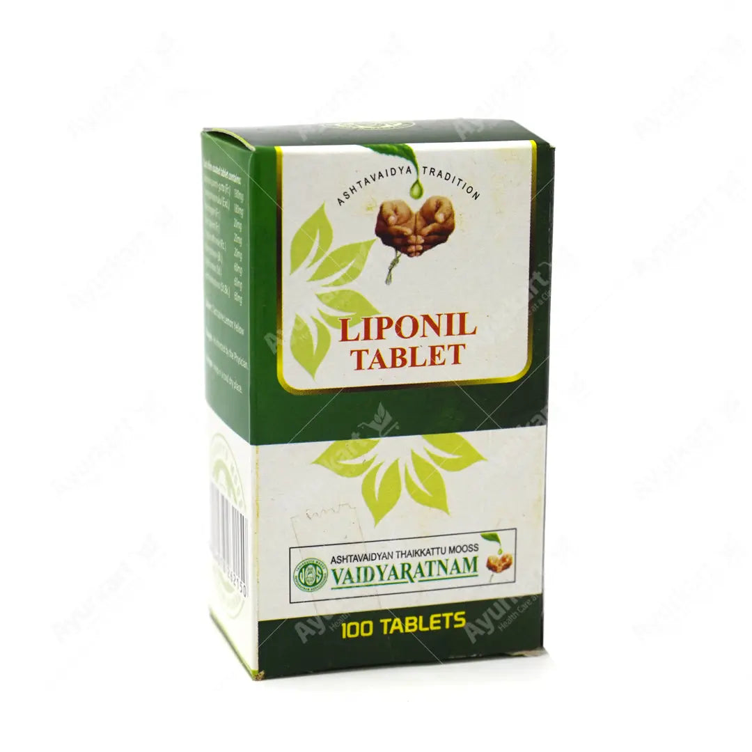 Vaidyaratnam Liponil Tablets | Ayurvedic Medince