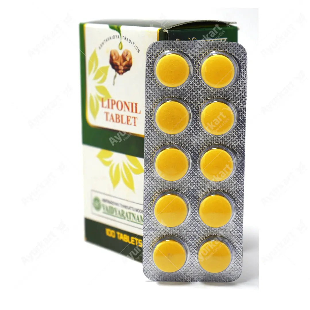 Vaidyaratnam Liponil Tablets | Ayurvedic Medince