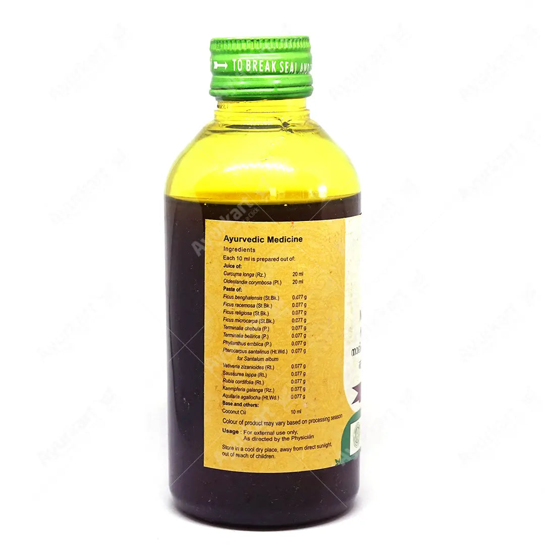 Buy Vaidyaratnam Nalpamaradi Kera Thailam | Skin Care | Ayurveda Oil